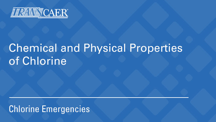 Chlorine Emergencies: An Overview for First Responders | TRANSCAER